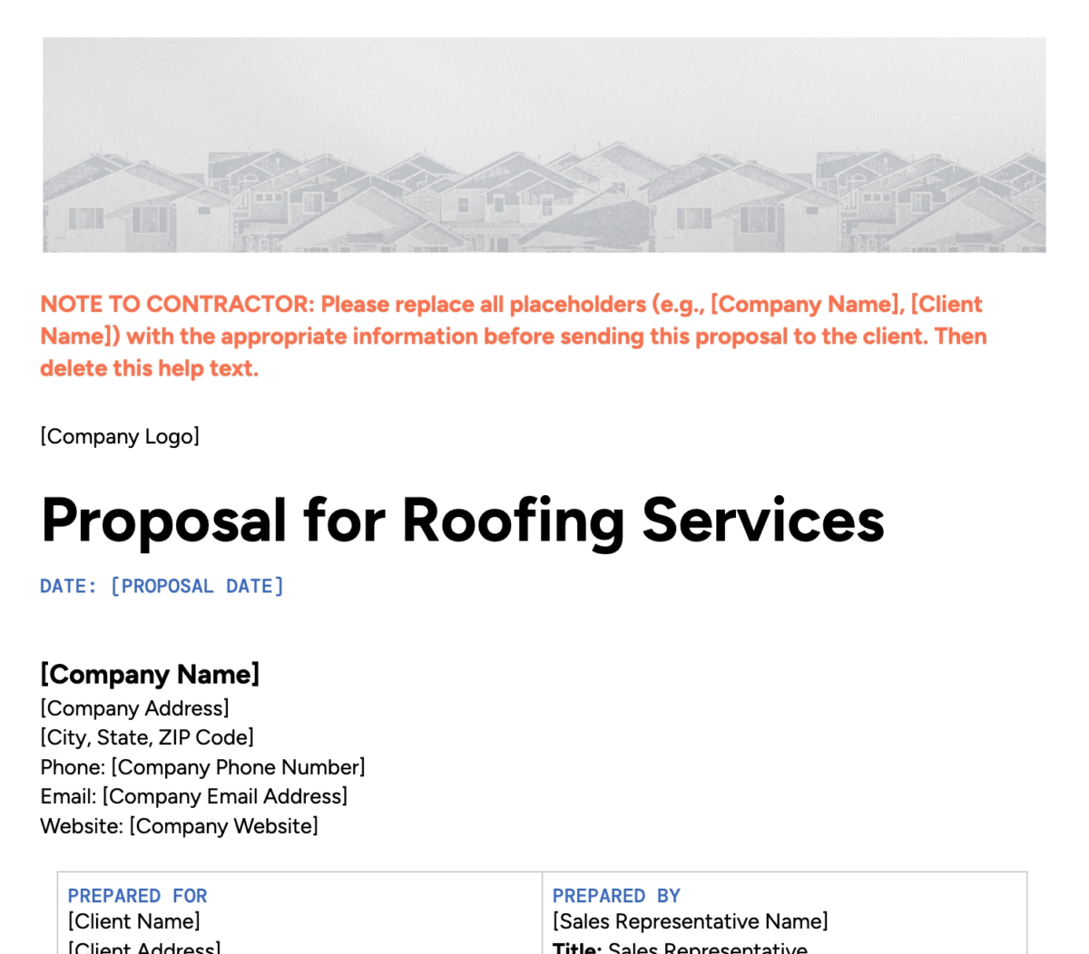 The Ultimate Roofing Contract Template [Free Download]